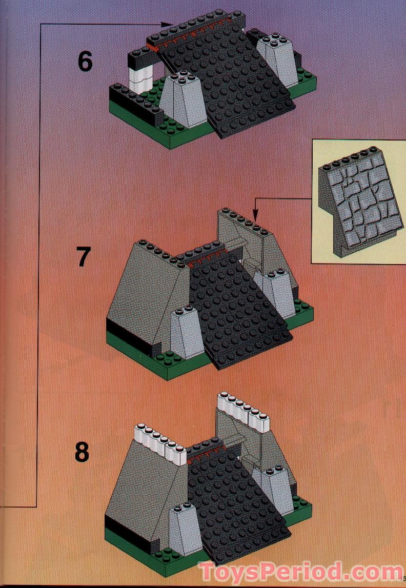 LEGO 6089 Stone Tower Bridge Instructions and Parts List