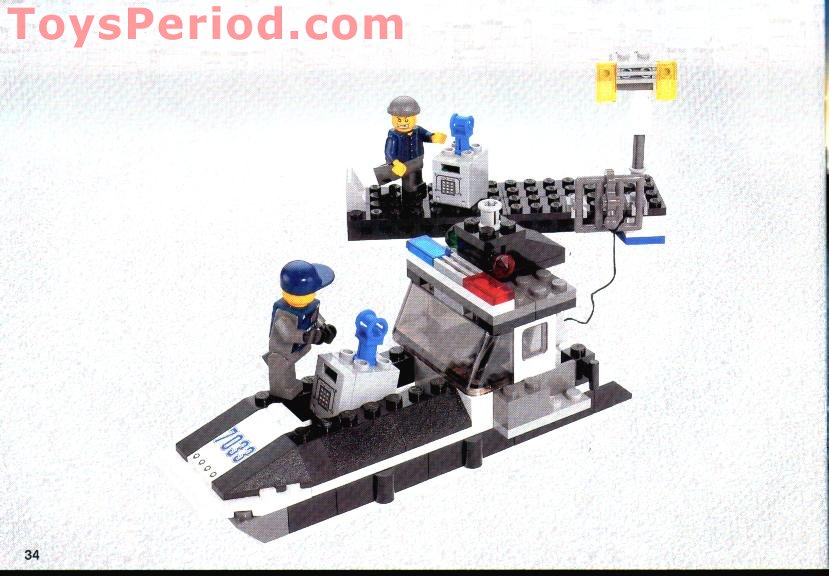 LEGO 7033 Armored Car Action Instructions and Parts List