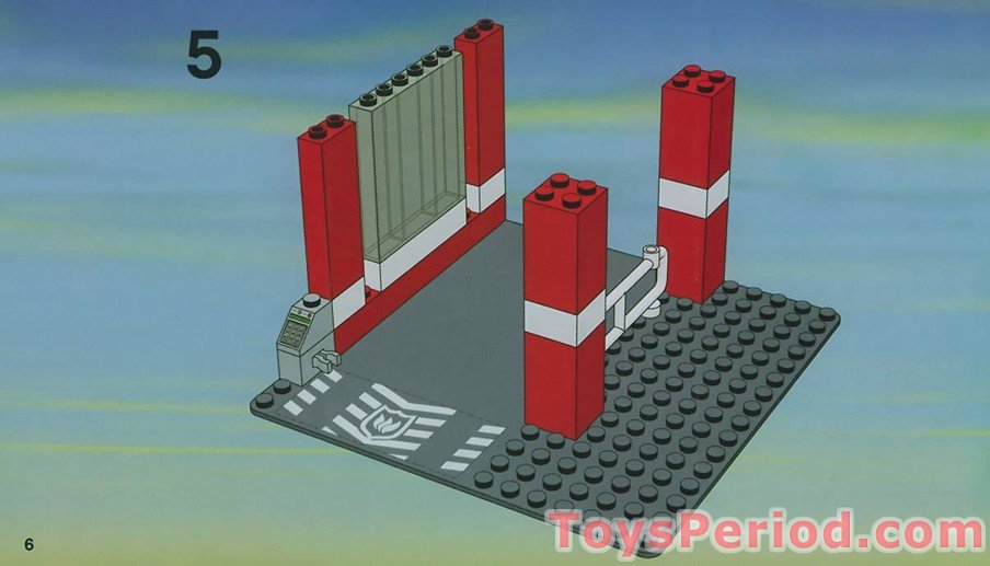 LEGO 7240 Fire Station Instructions and Parts List