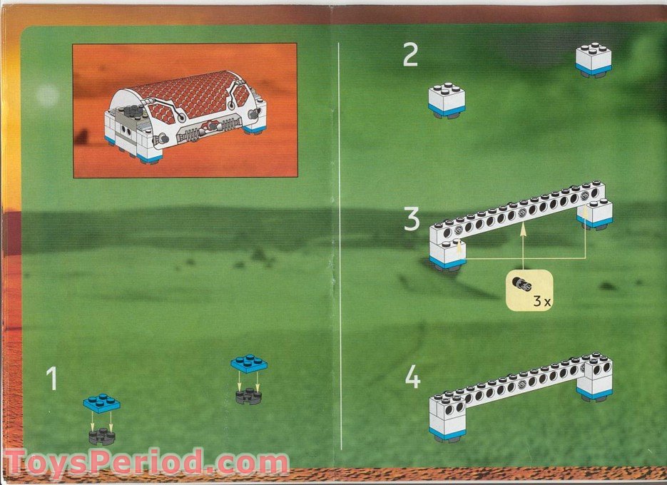 LEGO 7315 Solar Explorer Instructions and Parts List
