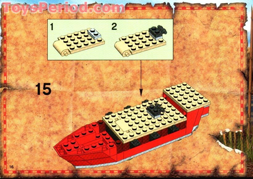 LEGO 7416 Emperor's Ship Instructions and Parts List