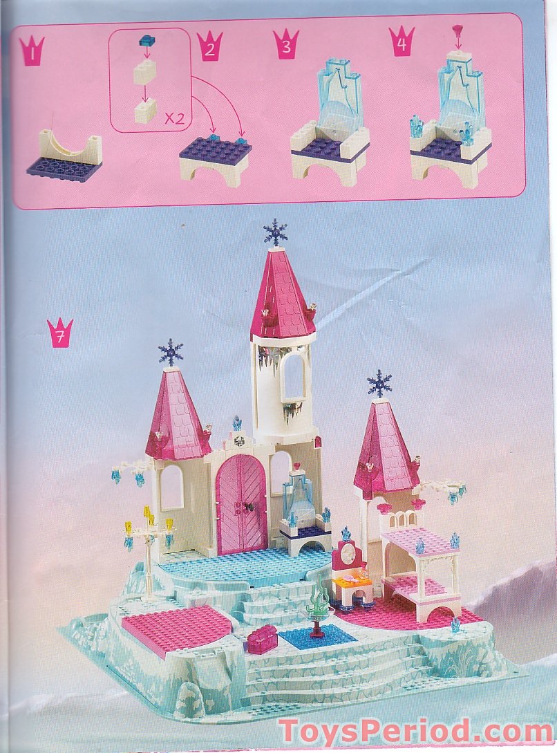 LEGO 7577 Winter Wonder Palace Instructions and Parts List