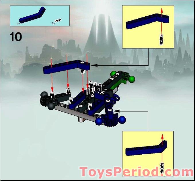 LEGO 8621 Turaga Dume and Nivawk Instructions and Parts List