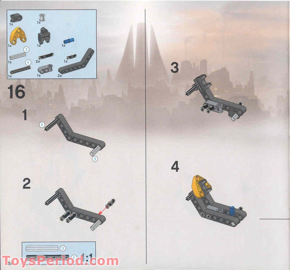 LEGO 8756 Sidorak Instructions and Parts List
