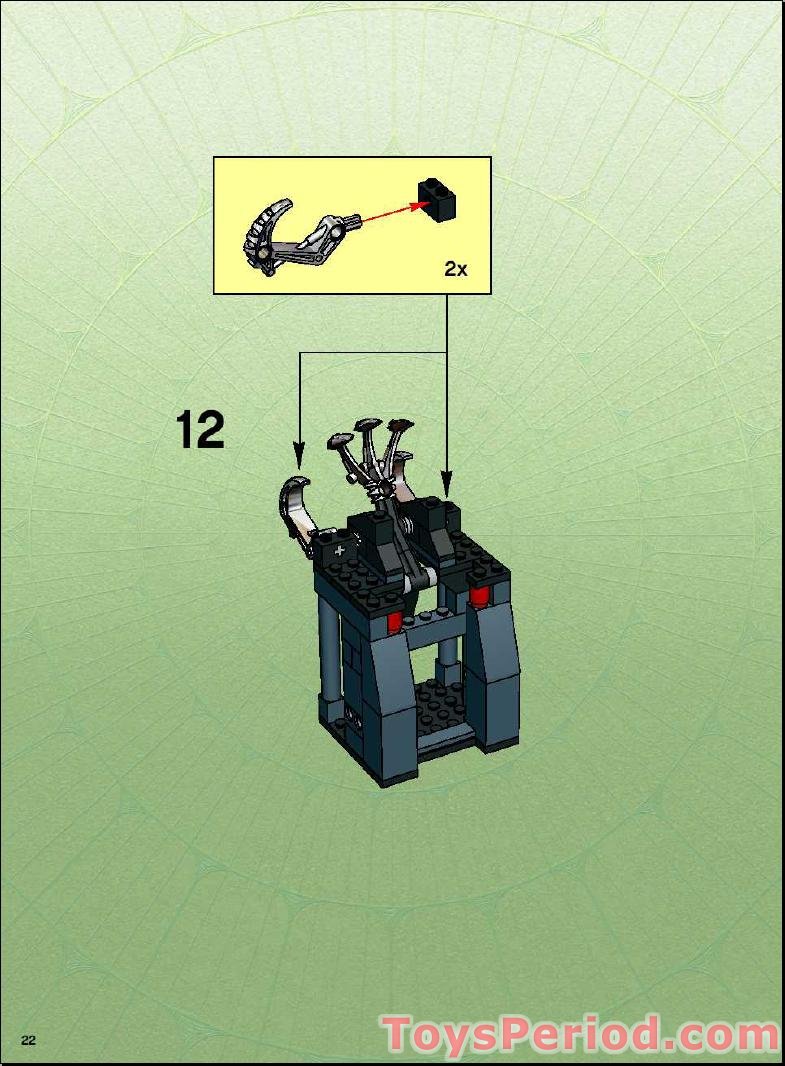 LEGO 8758 Tower of Toa Instructions and Parts List