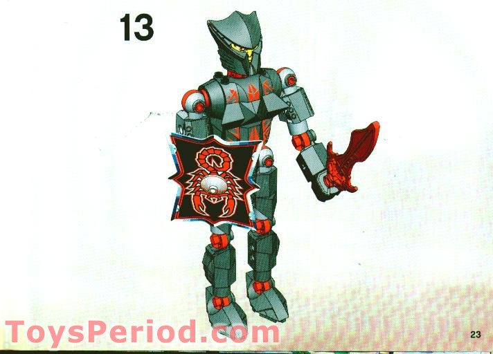 LEGO 8774 Vladek (Europe Version Without Cards) Instructions and Parts List