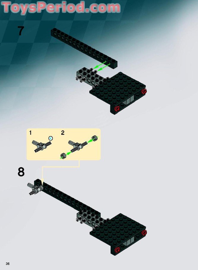 LEGO 8160 Cruncher Block and Racer X Instructions and Parts List
