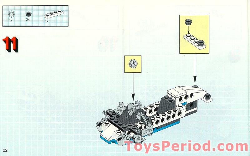 LEGO 8216 Turbo I Instructions and Parts List