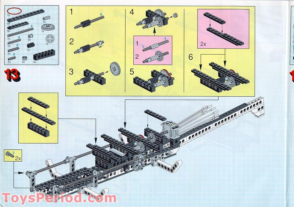 LEGO 8480 Space Shuttle Instructions and Parts List