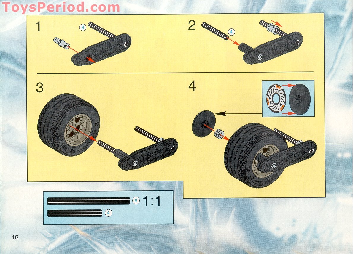 LEGO 8516 The Boss Instructions and Parts List