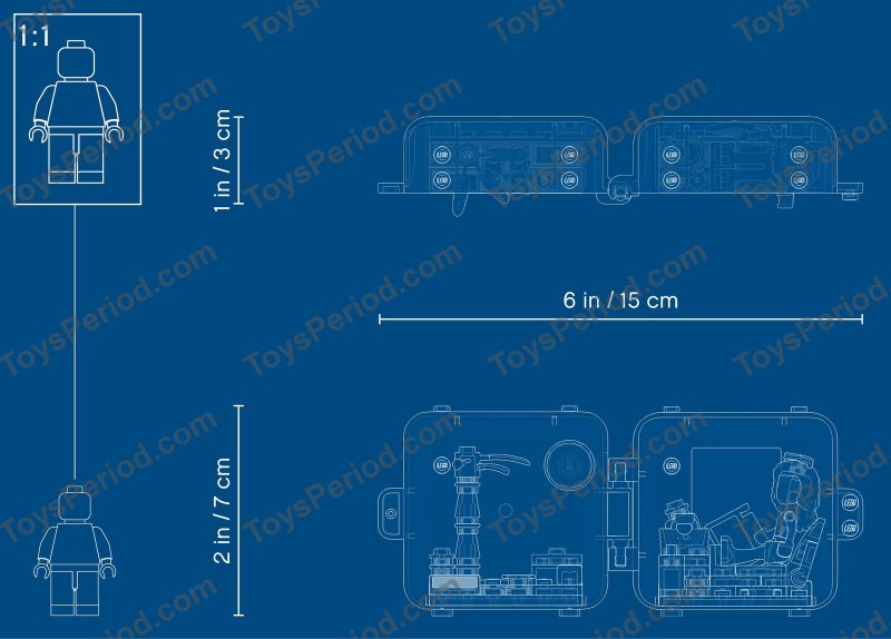 LEGO 41412 Olivia's Summer Play Cube Set Parts List