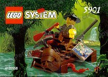 LEGO 5901 River Raft Instructions and Parts List