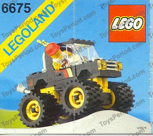 LEGO 6675 Road and Trail 4x4 Instructions and Parts List