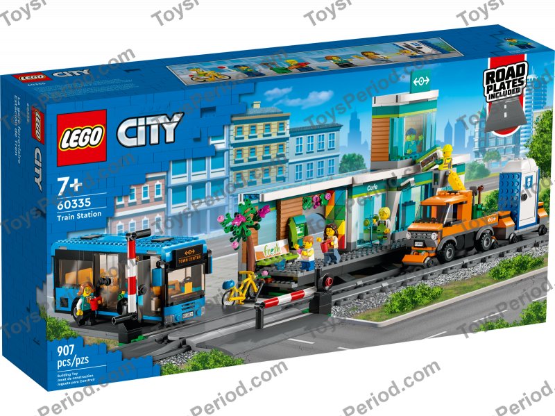 LEGO 60335 Train Station Set Parts List