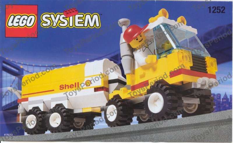 LEGO 1252-1 Shell Promotional Set, Service Station Series - Tanker ...