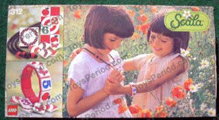 LEGO 312-2 Bracelet and Pendant 'Fantasy' Set Parts List