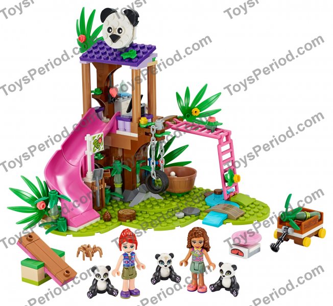 LEGO 41422 Panda Jungle Tree House Set Parts List