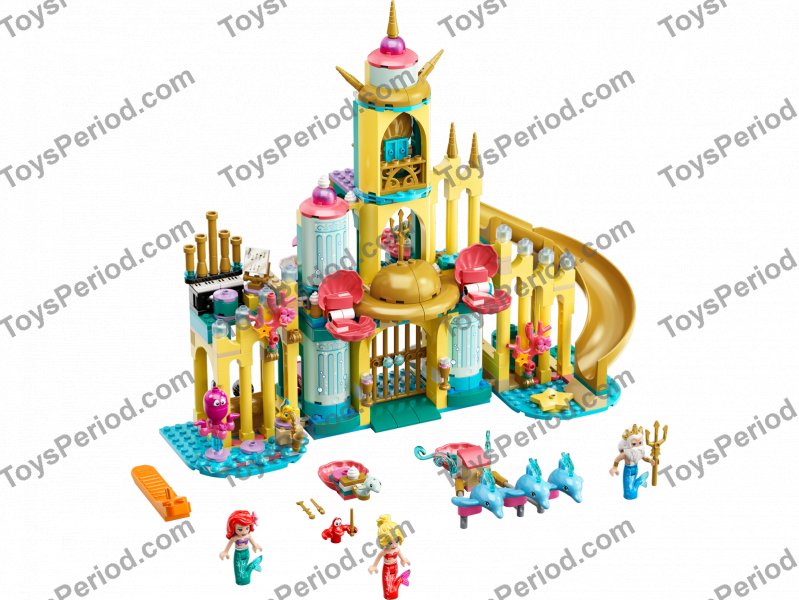 LEGO 43207 Ariel's Underwater Palace Set Parts List