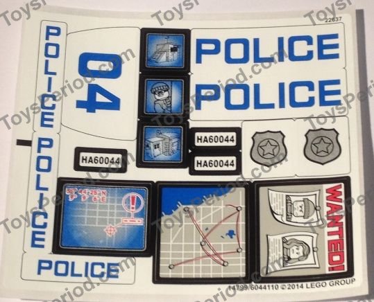 LEGO Sets with Part 60044stk01 Sticker Sheet for Set 60044 - (14799/ ...