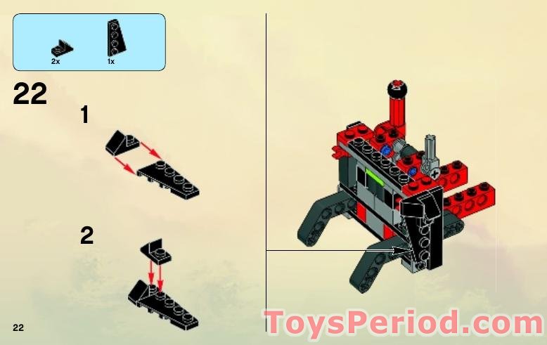 LEGO 70501 Warrior Bike Instructions and Parts List