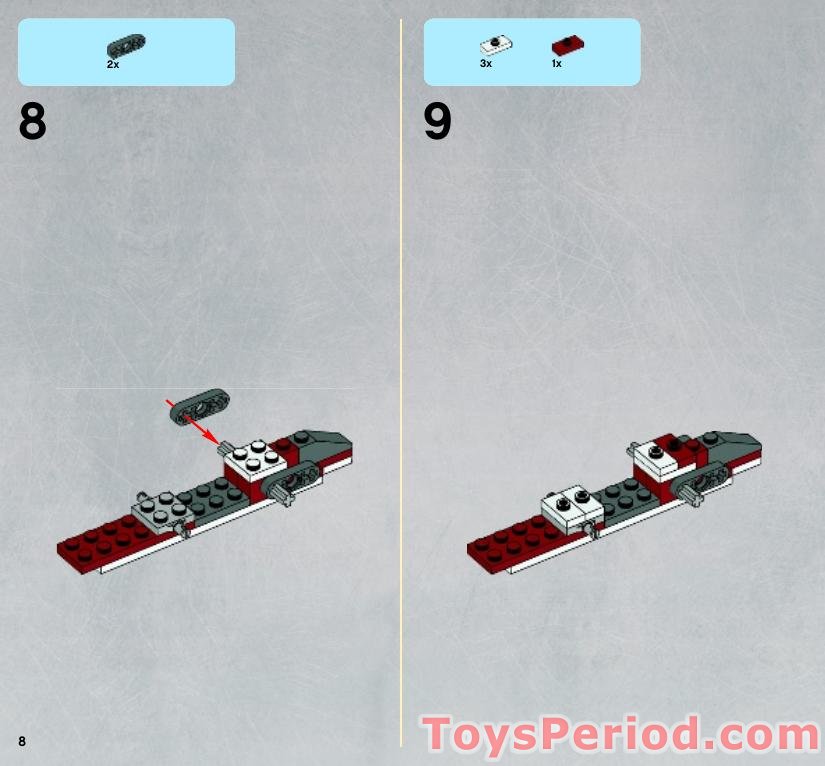 LEGO 7869 Battle for Geonosis Instructions and Parts List