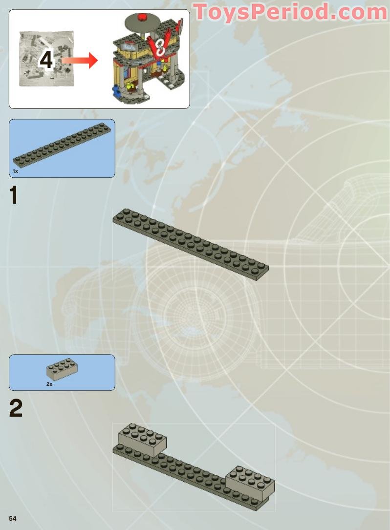 LEGO 8487 Flo's V8 Cafe Instructions and Parts List
