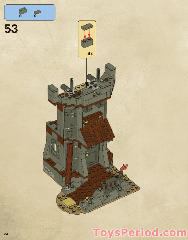 LEGO 4194 Whitecap Bay Instructions and Parts List
