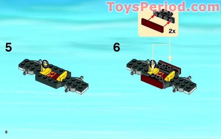 LEGO 4441 Police Dog Van Instructions and Parts List