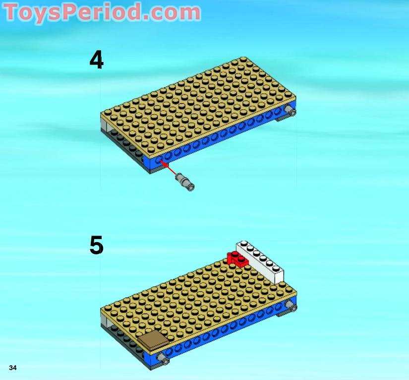 LEGO 4644 Marina Instructions and Parts List