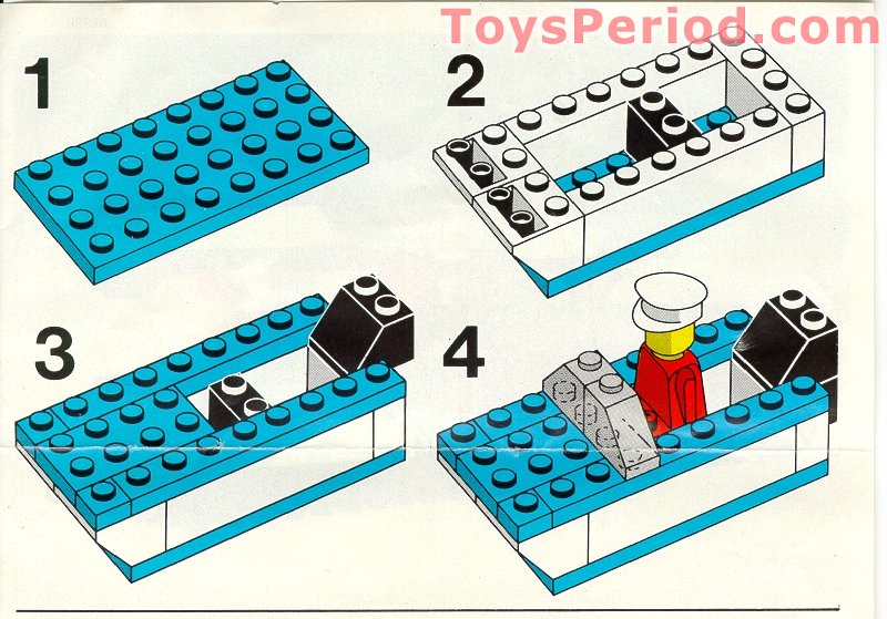 LEGO 371-3 Seaplane Instructions and Parts List