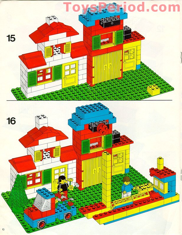 LEGO 547 Basic Building Set Instructions and Parts List