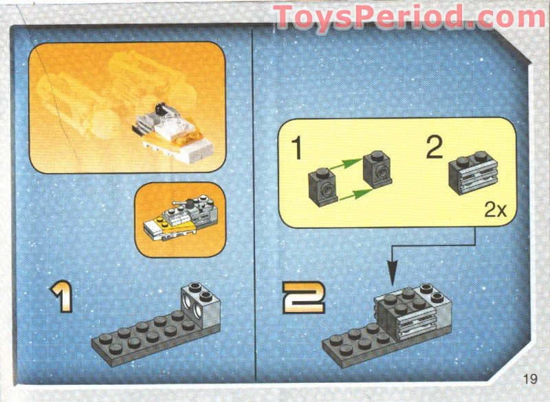 LEGO 4489 Mini AT-AT Instructions and Parts List