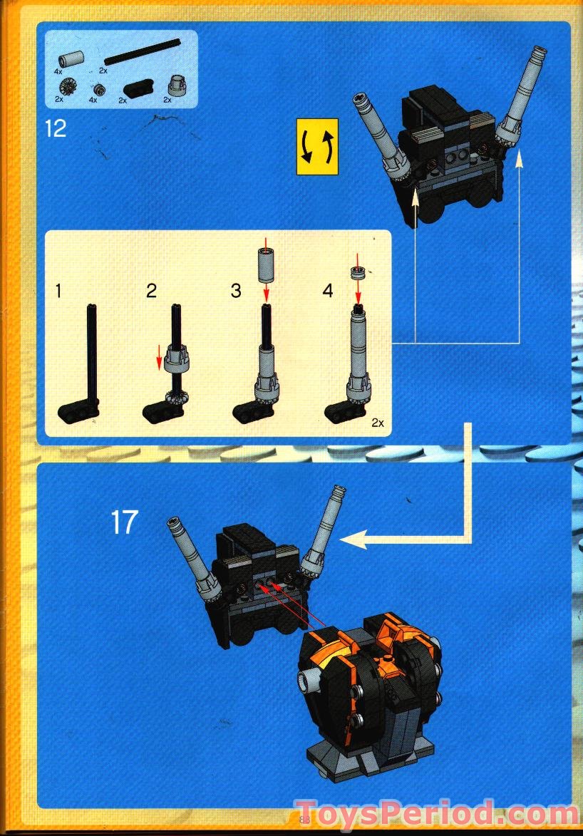 LEGO 4508 Titan Xp Instructions and Parts List