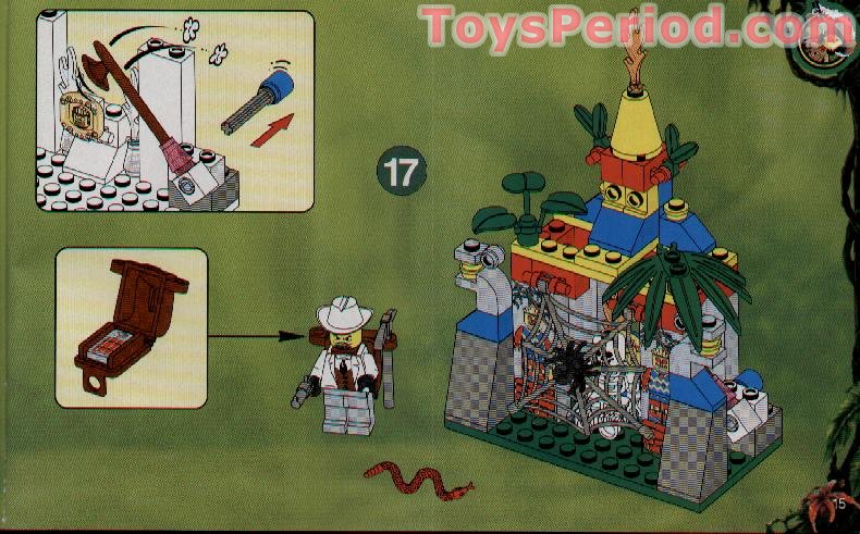 LEGO 5936 Spider's Secret Instructions and Parts List