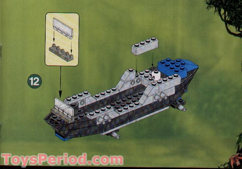 LEGO 5956 Adventurers Expedition Air Balloon Instructions and Parts List