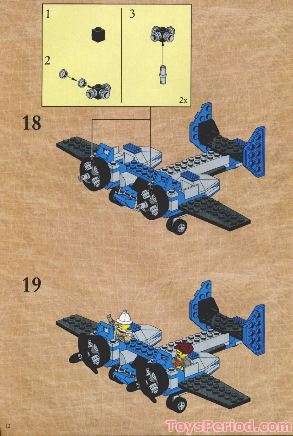 LEGO 5987 Dino Research Compound Instructions and Parts List