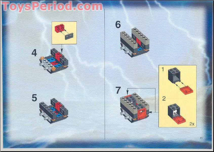 LEGO 6776 Ogel Control Center Instructions and Parts List