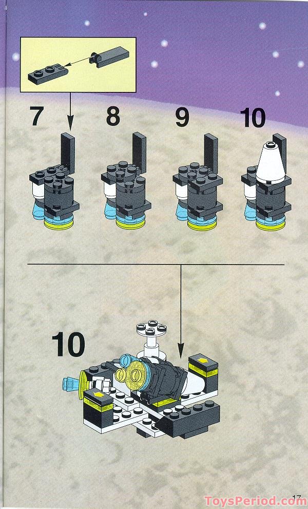 LEGO 6899 Nebula Outpost Instructions and Parts List