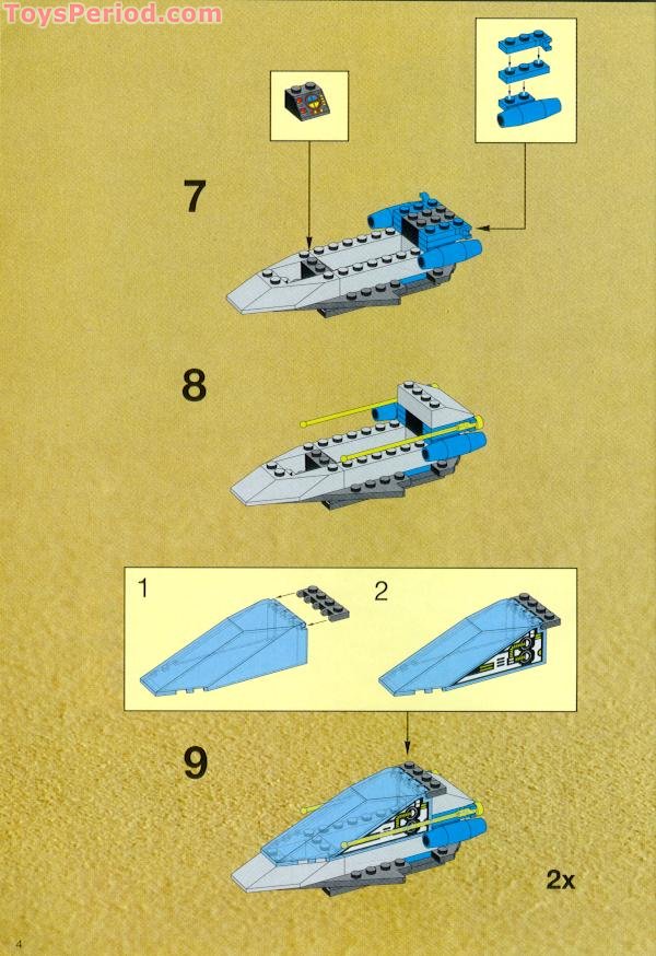 LEGO 6991 Monorail Transport Base Instructions and Parts List