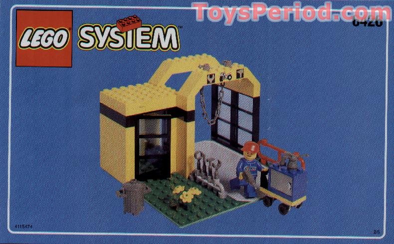 LEGO 6426 Super Cycle Center Instructions and Parts List