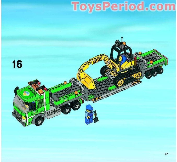 LEGO 7633 Construction Site Instructions and Parts List