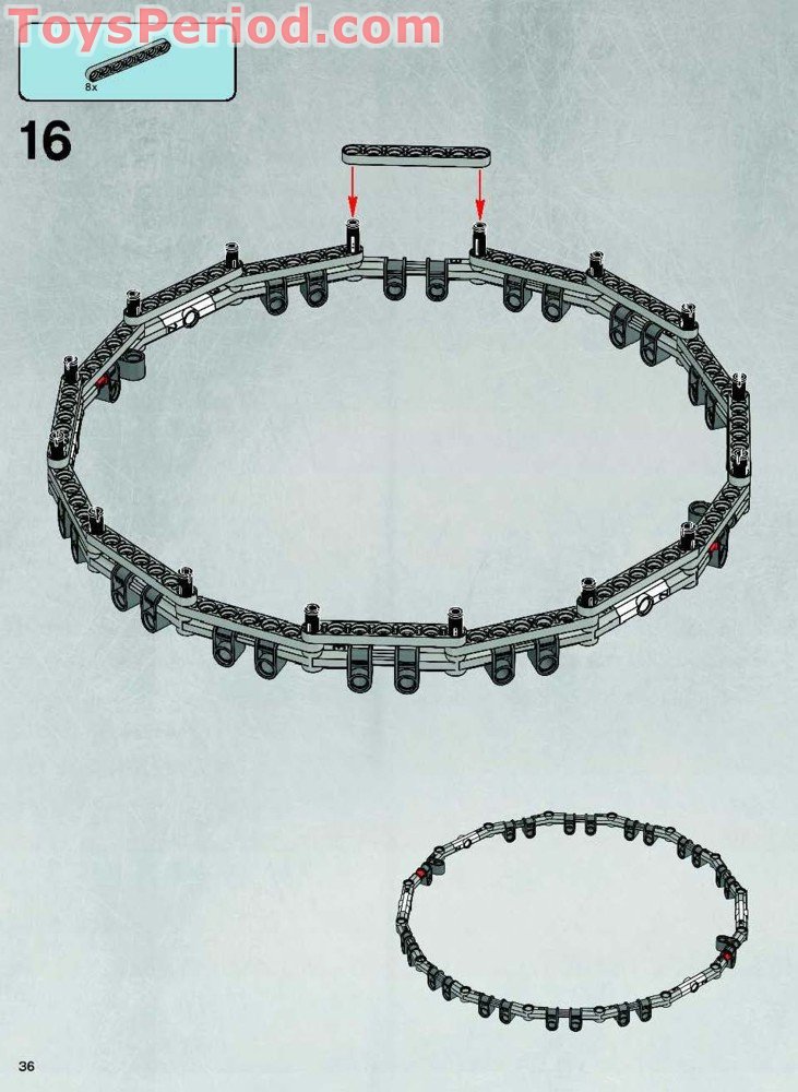 LEGO 7661 Jedi Starfighter with Hyperdrive Booster Ring Instructions ...