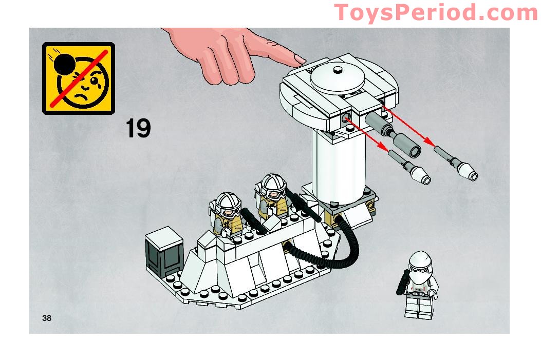 LEGO 7749 Echo Base Instructions and Parts List