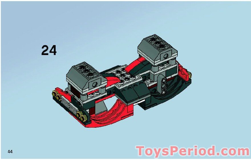 LEGO 7886 The Batcycle: Harley Quinn's Hammer Truck Instructions and ...