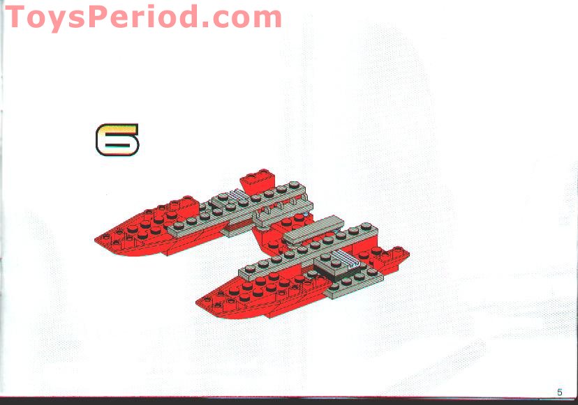 LEGO 7119 Twin-Pod Cloud Car Instructions and Parts List