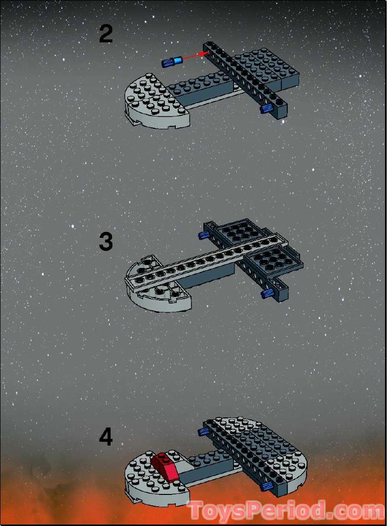 LEGO 7260 Wookiee Catamaran Instructions and Parts List