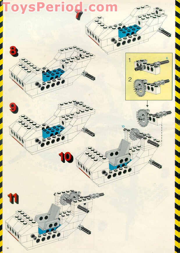 LEGO 8640 Polar Copter Instructions and Parts List