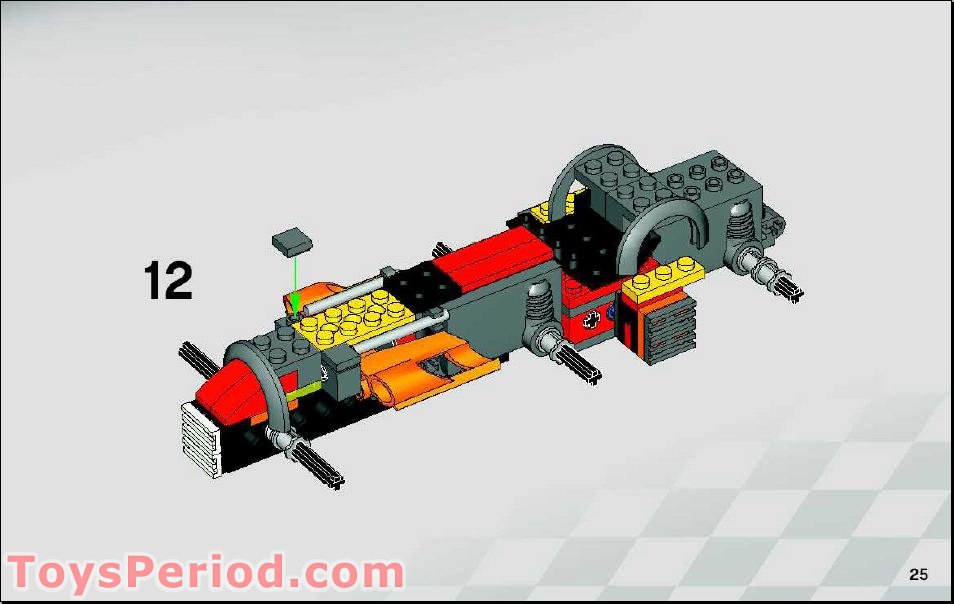 LEGO 8667 Action Wheelie Instructions and Parts List