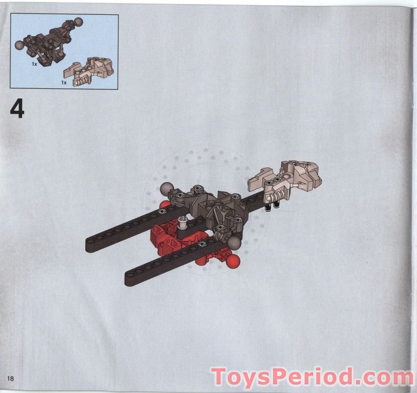 LEGO 8764 Vezon and Fenrakk Instructions and Parts List