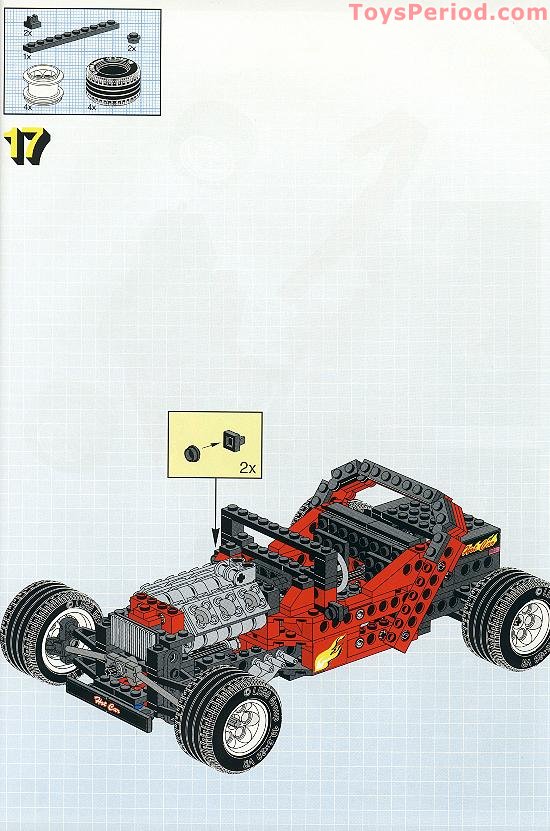 LEGO 8440 Formula Indy Racer Instructions and Parts List